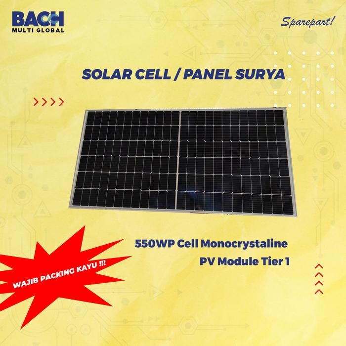 Jual Panel Surya / Solar Cell 550WP Cell Monocrystaline PV Module Tier ...