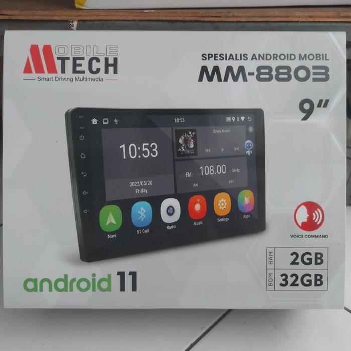 Jual Head Unit Android 9 inch Mtech MM-8803 Voice Command RAM 2GB+32GB ...