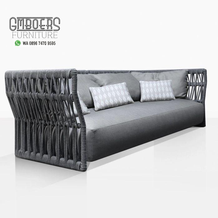 Jual Kursi Sofa Rotan Sintetis Rope Outdoor 4 Seater - Kab. Jepara ...