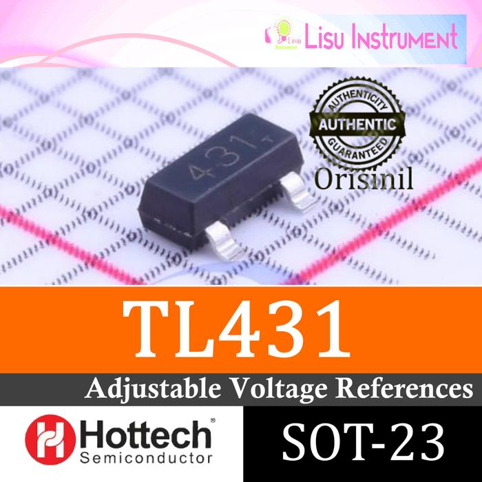 Jual TL431 431 2.5V~36V 100mA Adjustable Voltage References SOT-23 ...