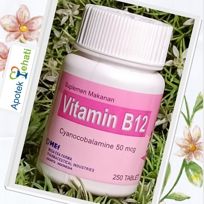 Jual Vitamin B12 OMEF / Cyanocobalamine 50 mcg isi 250 Tablet - Kota Depok - Apt Sehati Depok ...