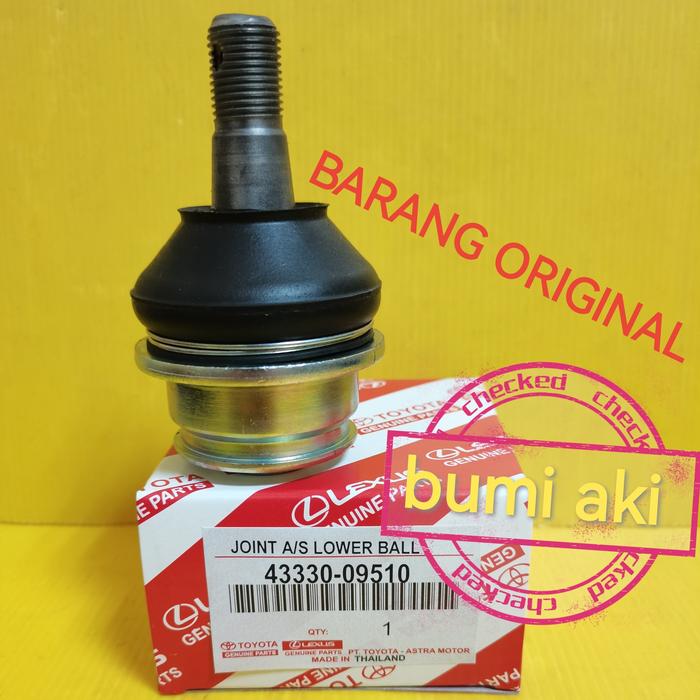 Jual BALL JOINT BAWAH BOL JOIN LOW ORIGINAL TOYOTA FORTUNER INNOVA ...