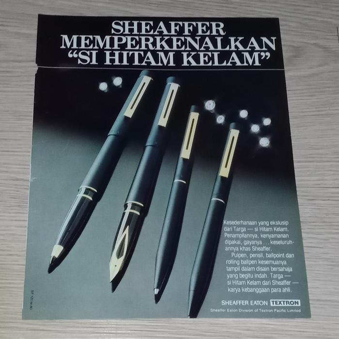 Jual Iklan Cetak Jadul Pulpen Sheaffer - Hitam - Kota Bandung - Kawan ...