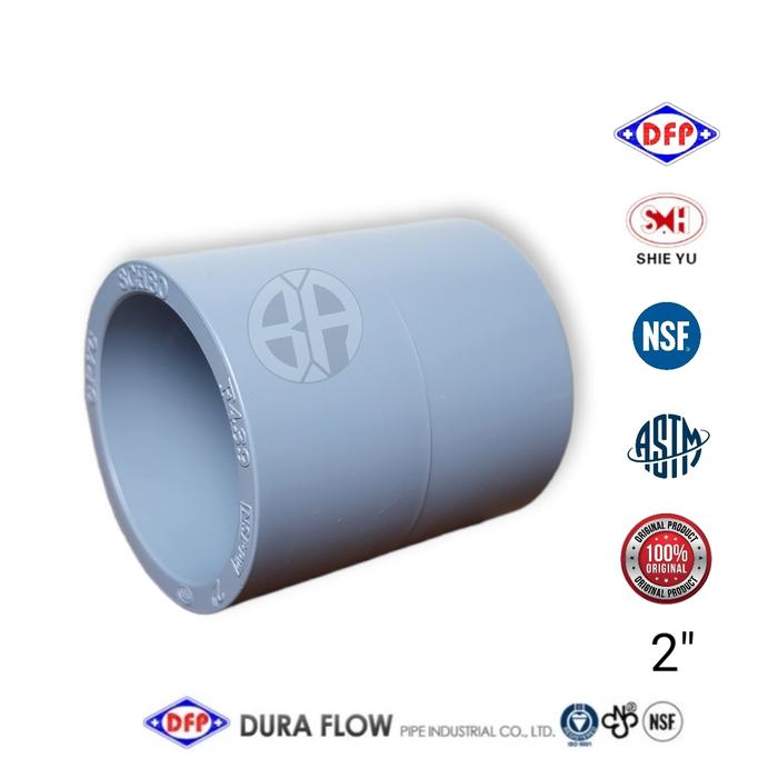 Jual Coupling CPVC Size 2 Inch Sch 80 Socket ASTM DURAFLOW TAIWAN ...