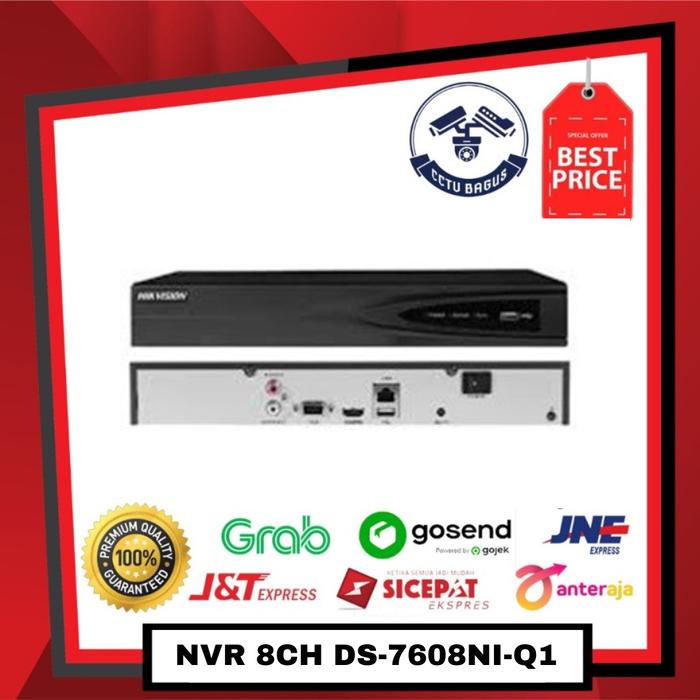 Jual NVR HIKVISION/NVR CCTV HIKVISION 8 CHANNEL DS-7608NI-Q1 - Kota Pekanbaru - CCTVBAGUS ...