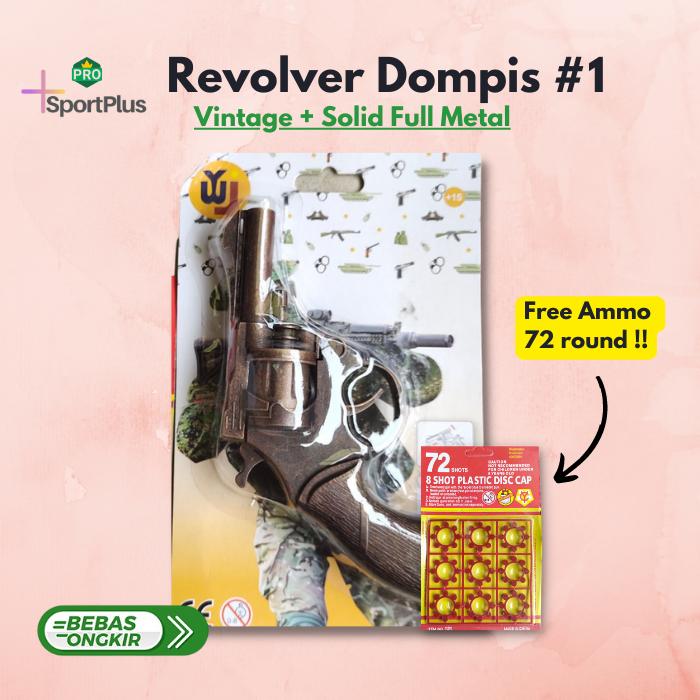 Jual Pistol Dompis Mainan Pistol Jadul Ful Metal Besi Bonus Peluru ...