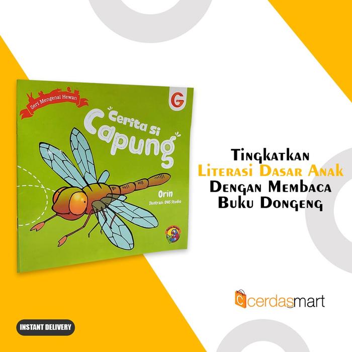 Promo Buku Dongeng Anak - Cerita Si Capung - Literasi Dasar Anak - Kota ...