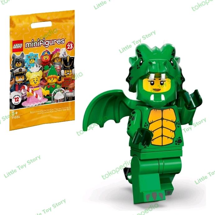Jual LEGO MINIFIGURES SERIES 23 71034 ANIMAL SUIT GREEN DRAGON COSTUME - Kota Surabaya - Little ...