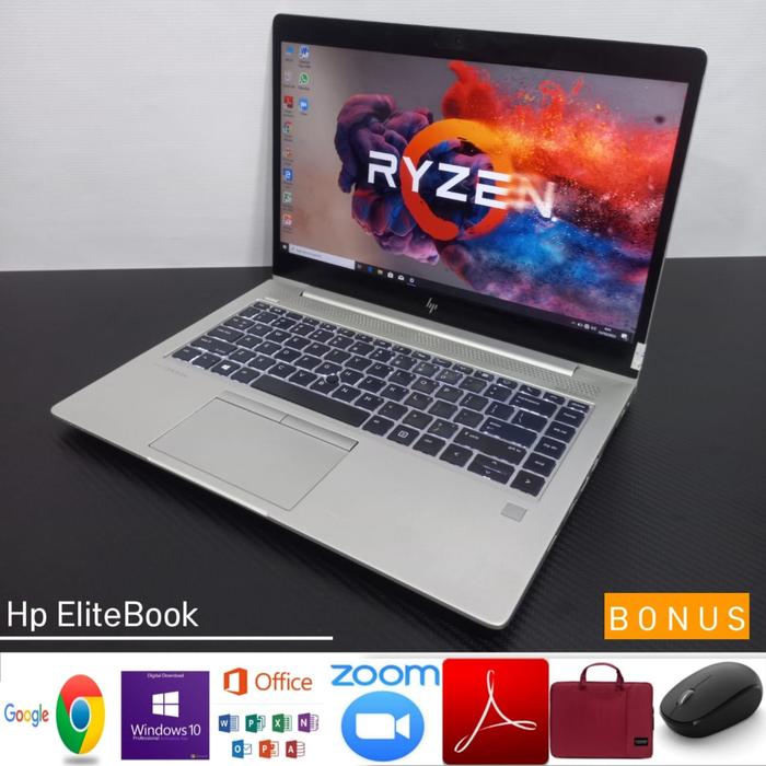 Jual Laptop Hp Ryzen 5 pro Ram 16GB SSD 256GB Double VGA Radeon grafis ...