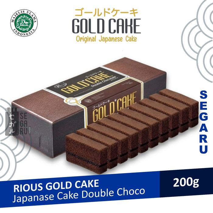 Jual RIOUS Japanese Gold Cake 200 Gram - DOUBLE CHOCO - Kota Tangerang ...