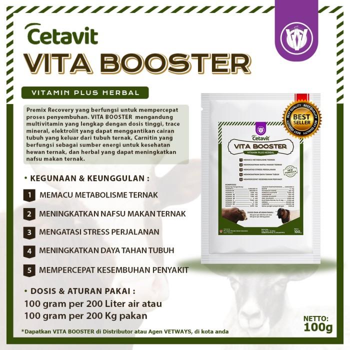 Jual Vita Booster 100gr VETWAYS - Multivitamin Dosis Tinggi Untuk ...