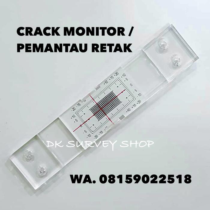 Jual Pemantau Retak / Monitor Retak Crack Monitoring Record / Crack ...