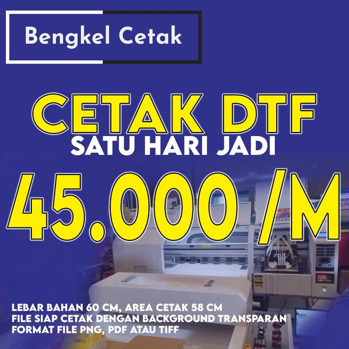 Jual cetak dtf meteran (promo) - Kota Tangerang - bengkel cetak | Tokopedia