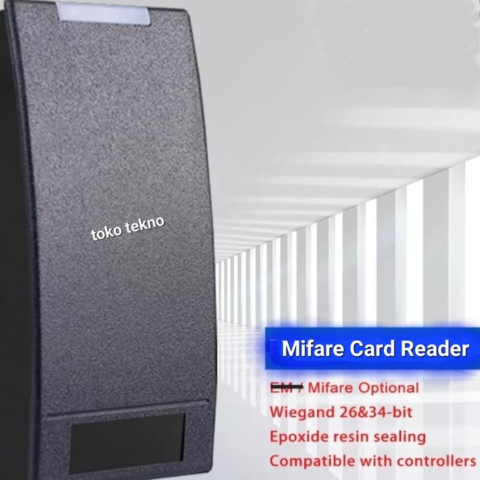 Jual RFID Card Reader Wiegand RFID 125 khz ID Reader Wiegand 13.56 mhz ...