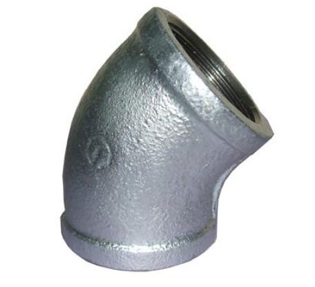 Jual Elbow Knee 45 deg Banded Galvanis Besi 1" inch Drat BSPT G Brand ...