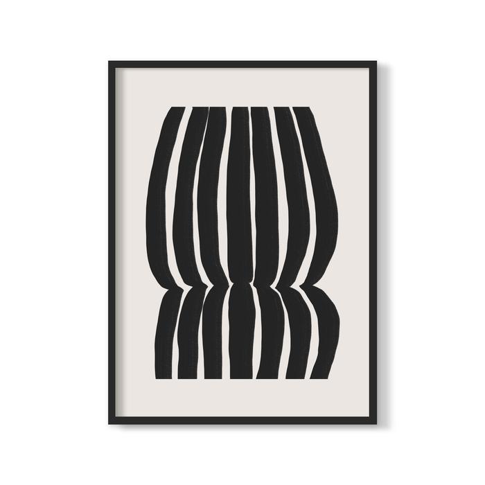 Jual Poster "The Curve" + Premium Frame Kayu - Hitam, Frame 30x40cm ...