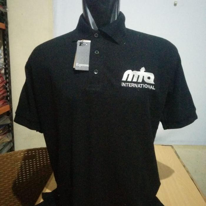 Jual Kaos polo shirt bordir custom express 3 sisi dada, lengan ...