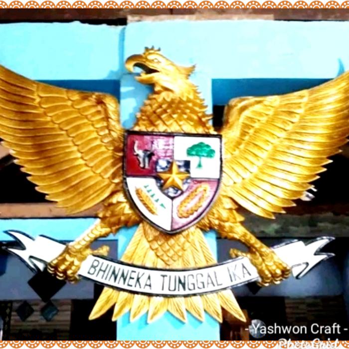 Jual Lambang Garuda Pancasila Sayap membentang - Kab. Jepara - YASHWON HANDYCRAFT | Tokopedia