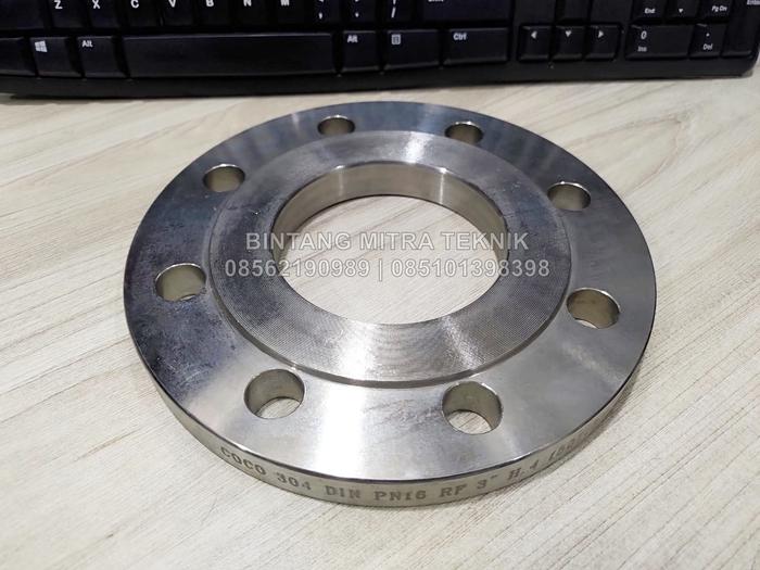 Jual FLANGE SS304 PN16 RF 3" DN80 - Kota Bandung - BINTANG MITRA TEKNIK | Tokopedia
