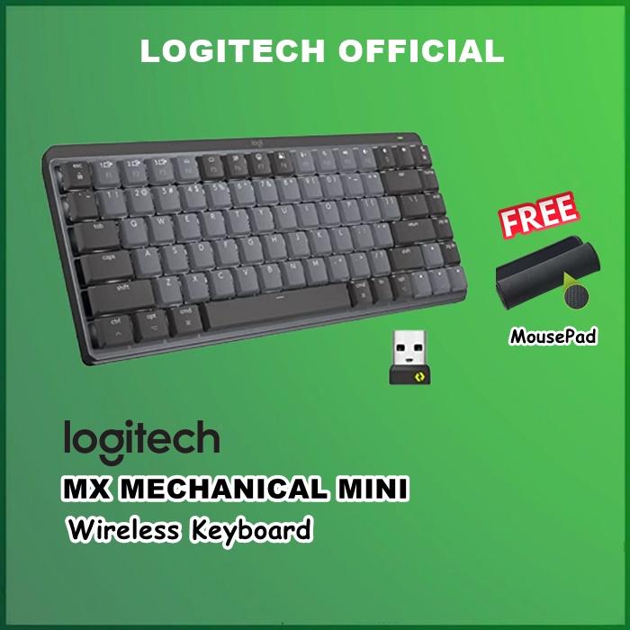 Promo Logitech MX Mechanical Mini Wireless Bluetooth Keyboard - Black ...