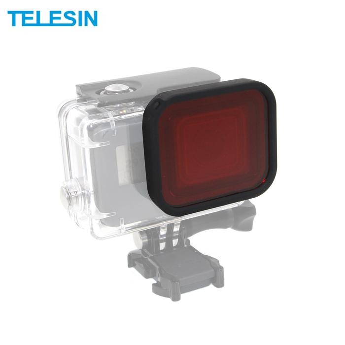 Jual Telesin Waterproof Red Filter Underwater For Gopro Hero 9 Di ...