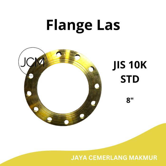 Jual Flange Las JIS 10K STD uk 8" / Flange Carbon Steel / Flange FF 8 ...