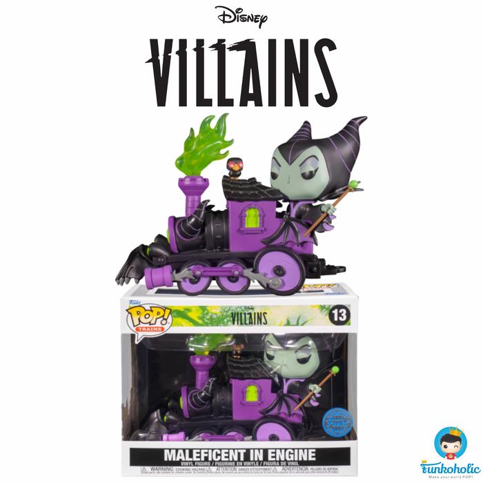 Promo Funko POP! Trains Disney Villains Sleeping Beauty Maleficent in ...