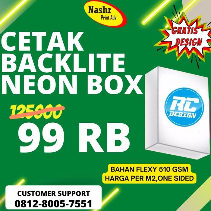 Jual CETAK BACKLITE BAHAN NEON BOX | CETAK BACKLITE 1 SISI DAN 2 SISI ...