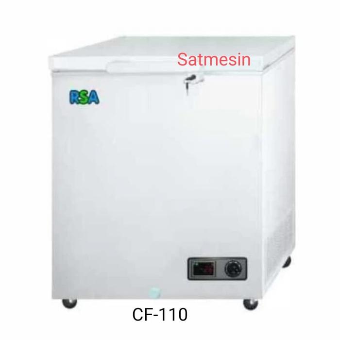 Jual chest freezer box CF-110 RSA kulkas pembeku Frozen food cf 110 ...