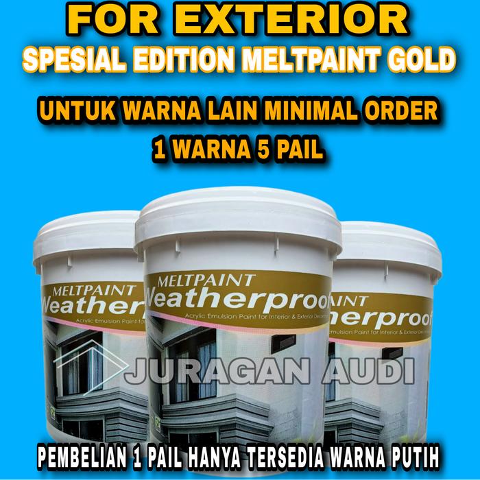 Jual Cat tembok Melt paint Gold 20KG custom warna min order 1 Warna 5 ...