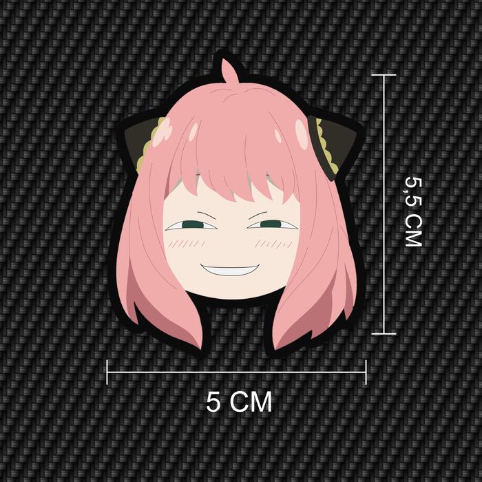 Jual STICKER STIKER ANIME JDM ANYA FORGER SMUG FACE - HEAD ONLY - Kota ...