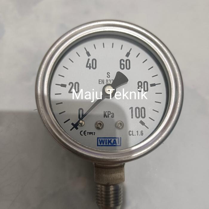 Jual WIKA D 2,5" 0 -100 Kpa, drat 1/4" NPT Full Stainless Racket - Jakarta Utara - Maju Teknik ...