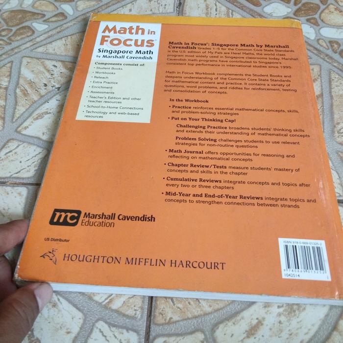 Jual Math In Focus Singapore Math By Marshall Cavendish Workbook 1b Di ...