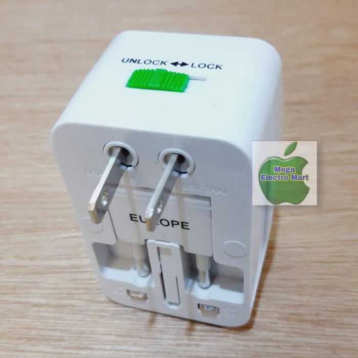Jual Travel adaptor universal colokan multi fungsi adaptor ...
