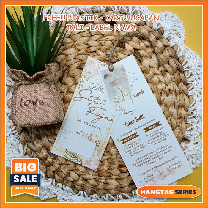 Jual Undangan Tali Rami Minimalis Murah | Undangan Nikah Estetik ...