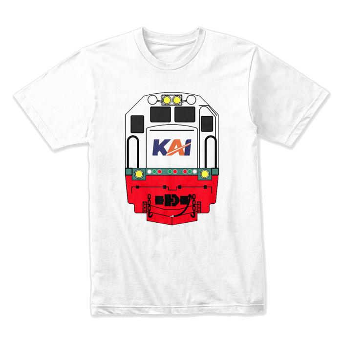 Jual KAOS KERETA API LOKOMOTIF CC 201 LOGO BARU KAI RAILFANS UKURAN ...