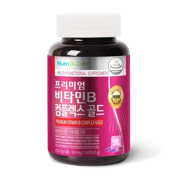 Jual NutriD-Day Premium Vitamin B Complex Gold 90Tablet Korea - Jakarta ...