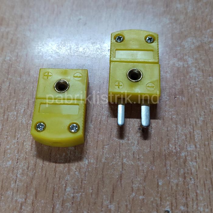 Jual connector konektor socket thermocouple type K male + female sepasang - Jakarta Utara ...