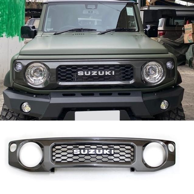 Jual SUZUKI JIMNY JB74 2019 UP GRILLE DEPAN BAHAN GLOSSY WARNA GREY ...