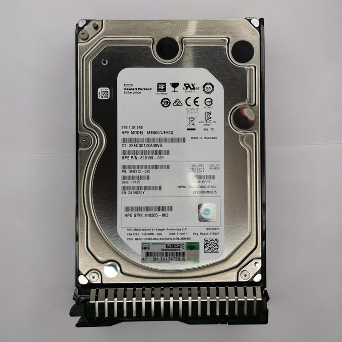 Jual Hardisk Hdd Server HP 8TB 12Gbps 7200k RPM SAS 3.5 Inc PN 819199 ...