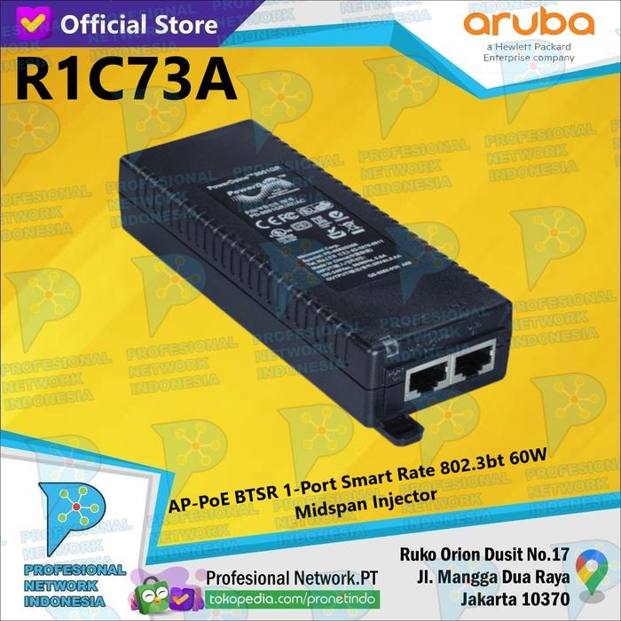 Promo AP-POE-BTSR 1-Port Smart Rate 802.3bt 60W Midspan Injector [R1C73A] Cicil 0% 3x - Jakarta ...