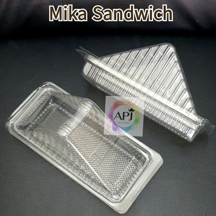 Jual Mika Sandwich / Mika Segitiga / Tray Sandwich / Kotak Sandwich Di ...