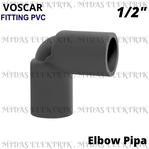 Jual Sambungan L Bow Elbow Knee Knie Fitting Pipa Air PVC AW 1/2 In ...