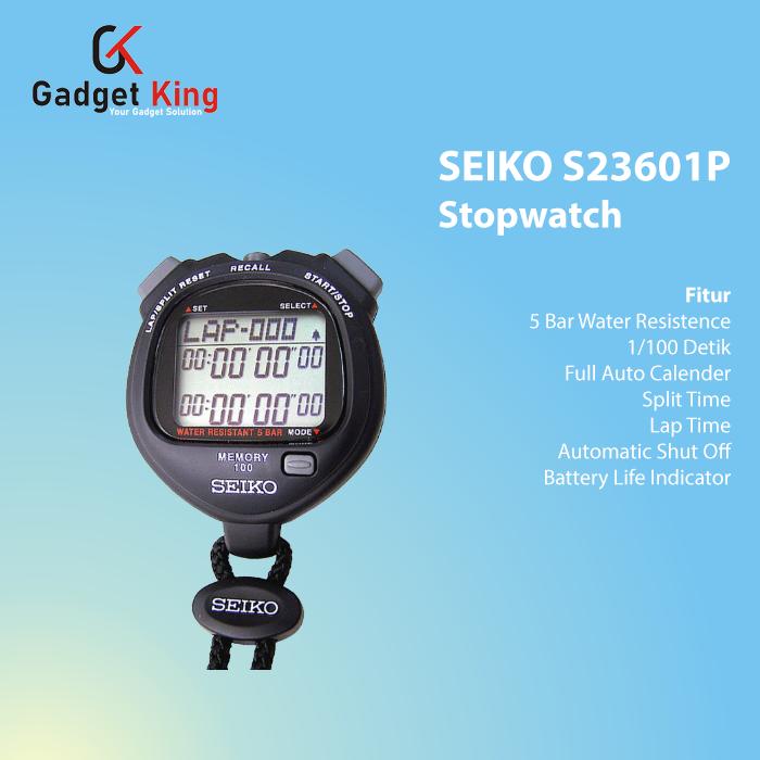 Jual Seiko S23601P Stopwatch Alat Pengukur Waktu Digital Stop Watch ...