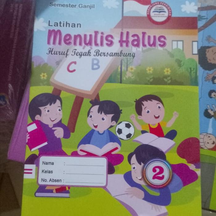 Jual Buku Latihan Menulis Halus Huruf Tegak Bersambung Kelas 2 SD - Kab ...