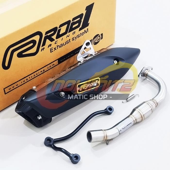 Jual Knalpot ROB1 Power Boom Cup V Standar Racing Fazzio Fino Freego ...