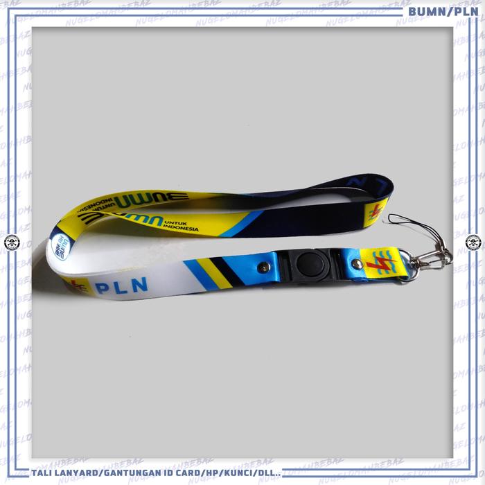 Jual TALI LANYARD GANTUNGAN ID CARD/HP/KUNCI BUMN PLN - WARNA - Jakarta ...