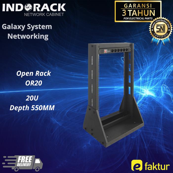 Jual Open Rack 20U Rack Server 20U INDORACK Rak Server 20U OR20 - Kota ...