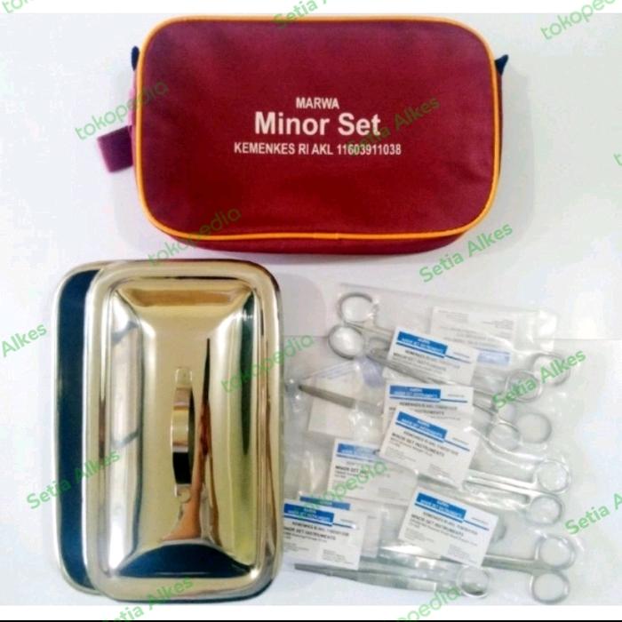 Jual Minor Set Bedah Alat Bedah Minor Set Marwa/Minorset/Gunting ...