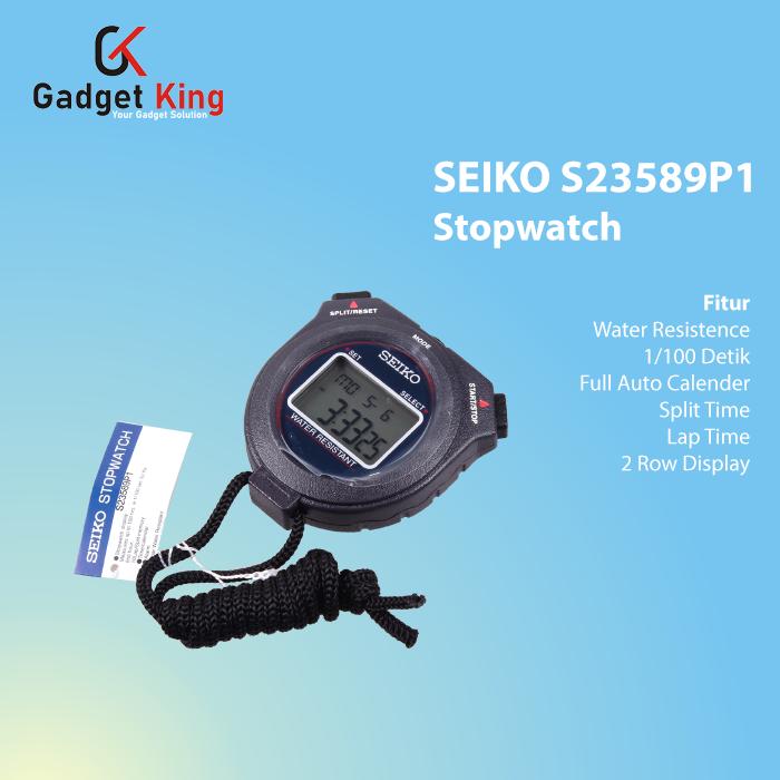 Jual Seiko S23589P1 Stopwatch Alat Pengukur Waktu Digital Stop Watch ...